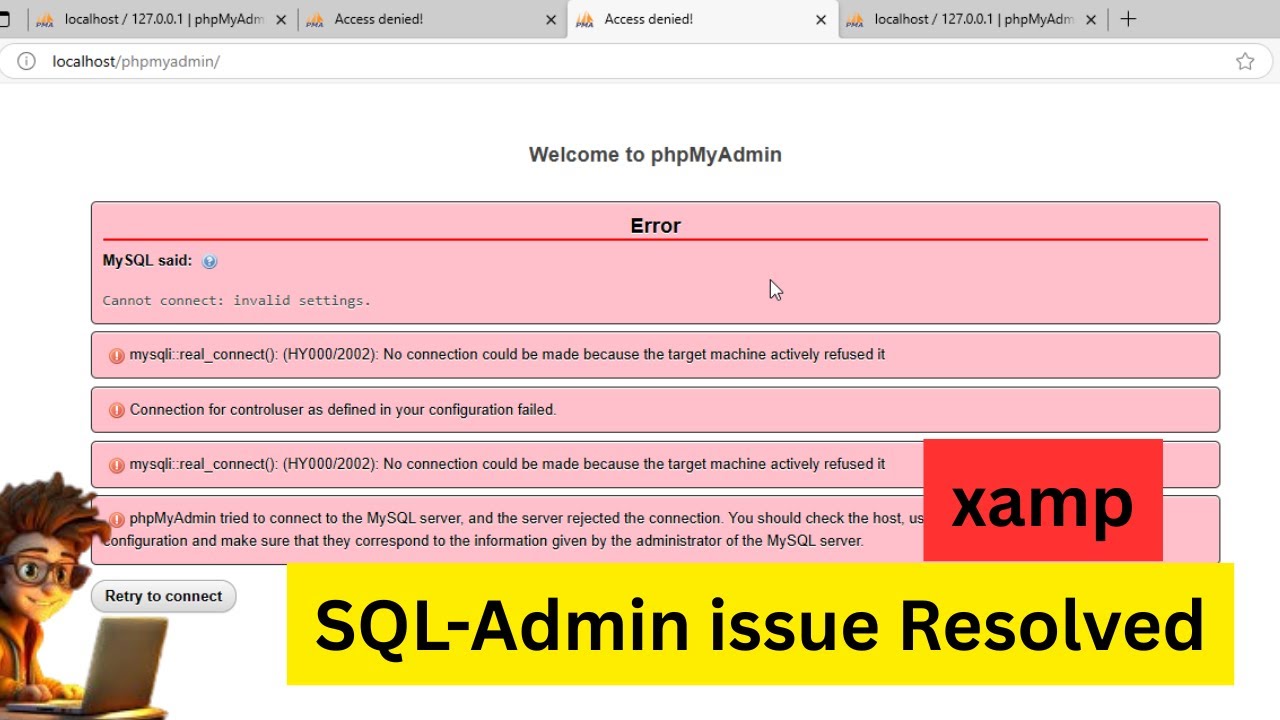 Fix phpMyAdmin 