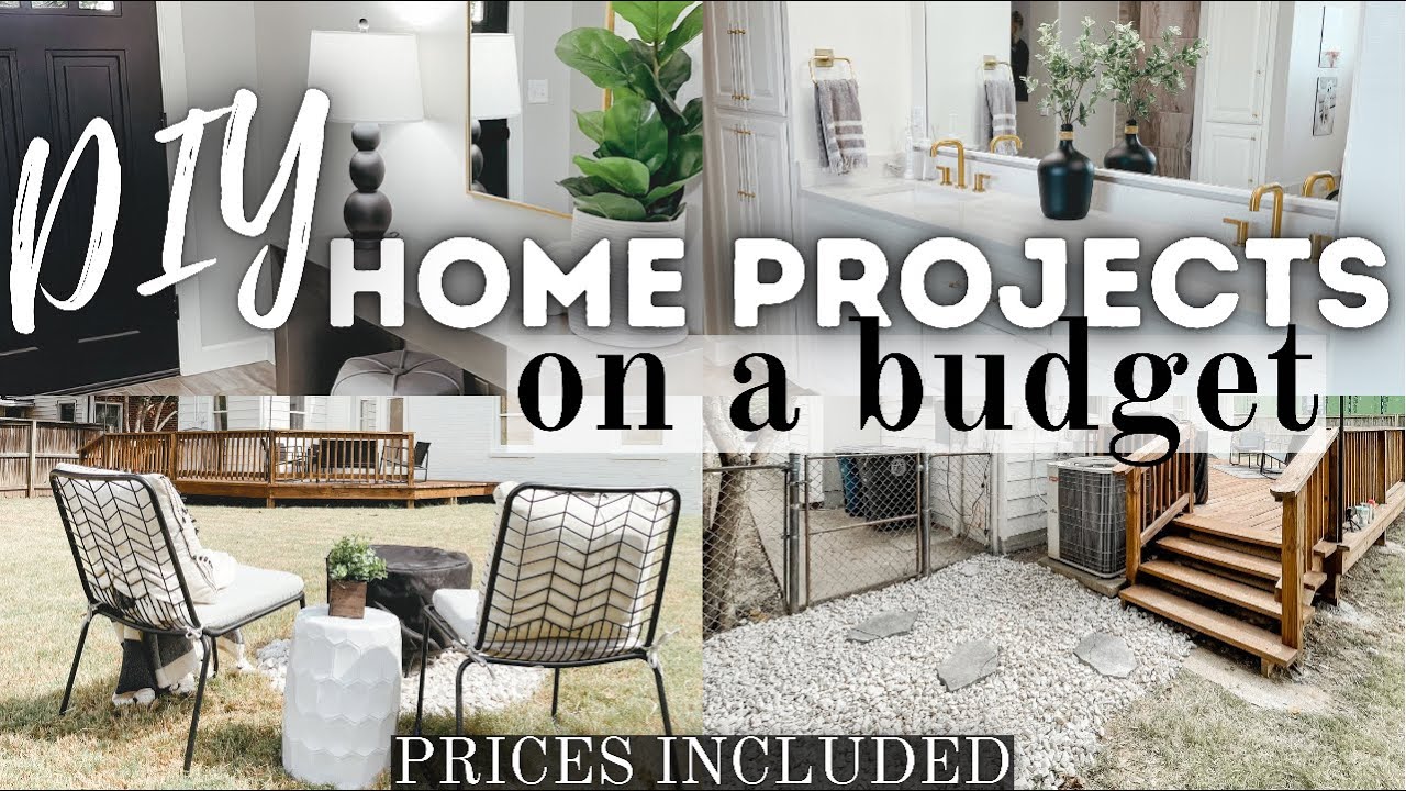 DIY HOME PROJECTS WITH PRICES INCLUDED | EASY DIY HOME PROJECTS ON A BUDGET| Til Vacuum Do Us Part