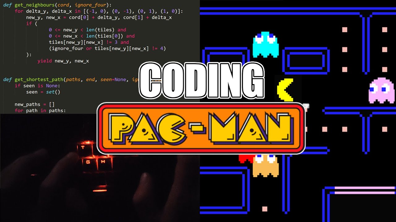 ASMR Programming - Coding Pac Man - No Talking