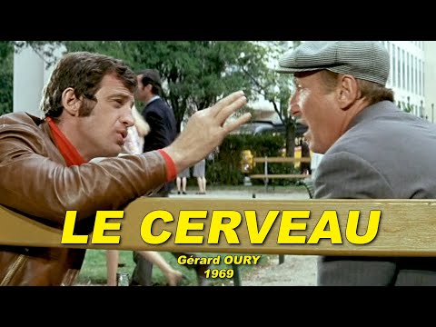 LE CERVEAU 1969 (Jean-Paul Belmondo, Bourvil, David Niven, Eli Wallach, Silvia Monti)