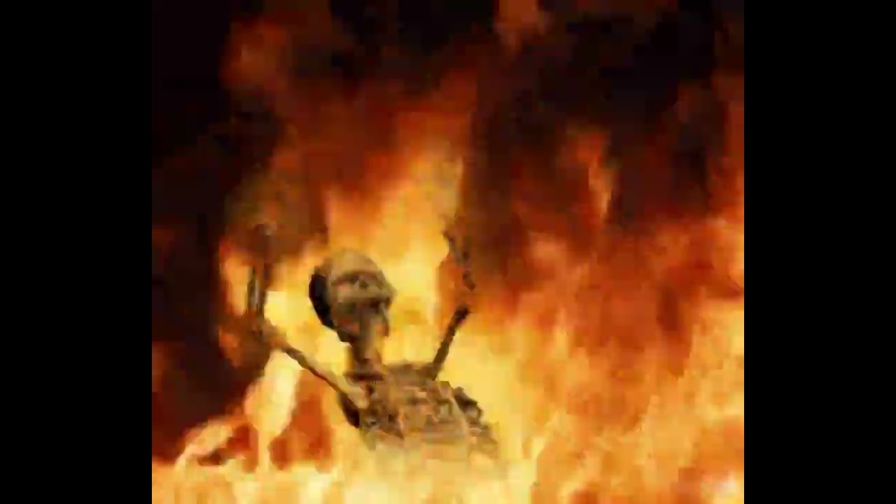 Skeleton in hell