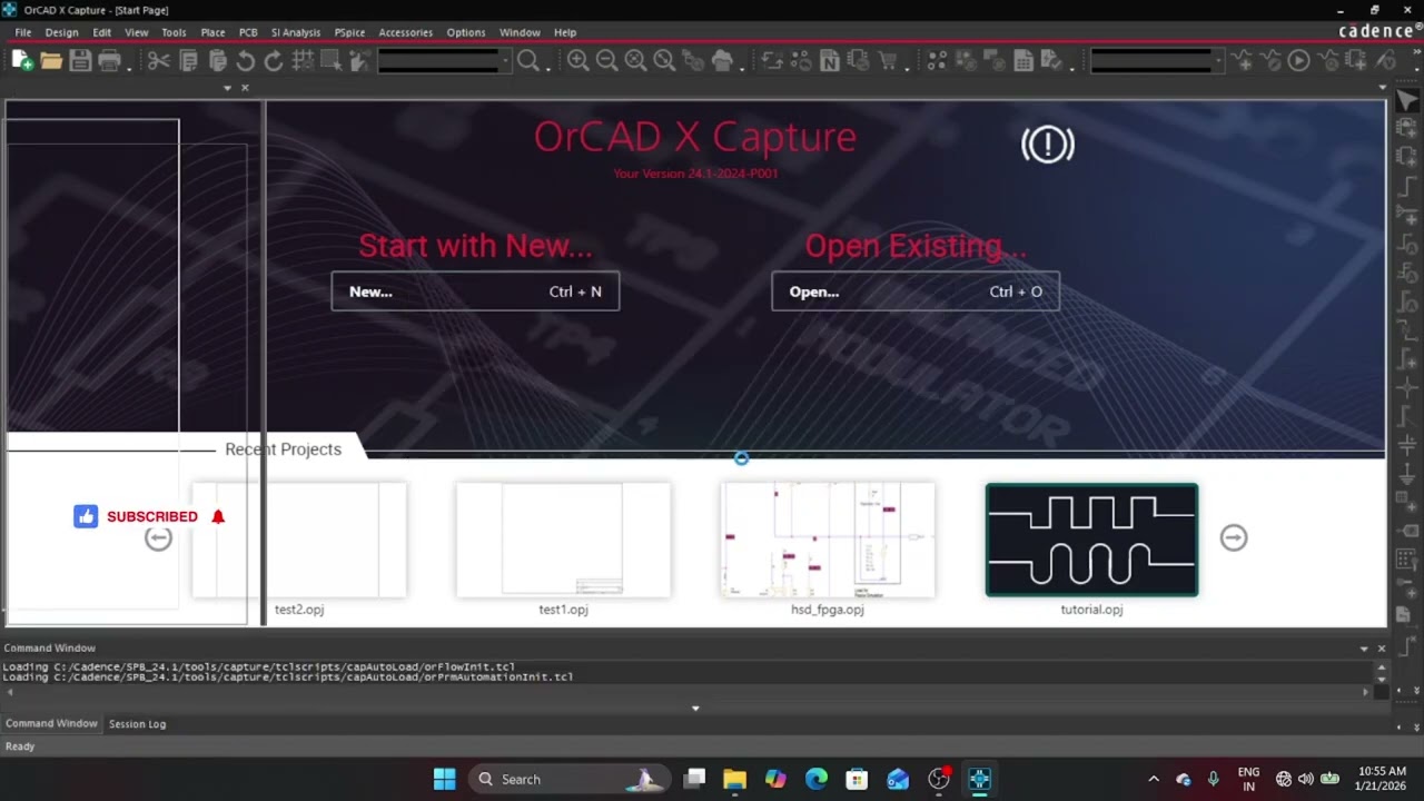 How to Create a Project in OrCAD Schematic | Step-by-Step Tutorial