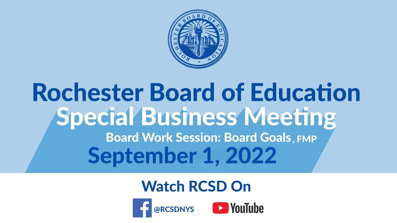 Board Work Session - Board Goals & FMP (Facilities Modernization Program) Update | September 1, 2022