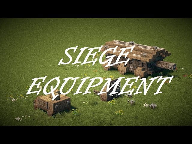 Medieval Siege Equipment #1 Minecraft Map