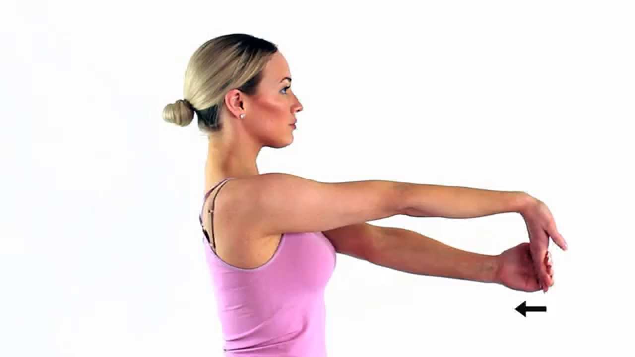 How to do a standing forearm flexor stretch