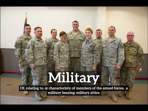 What is Military? | How Does Military Look? | How to Say Military in English?