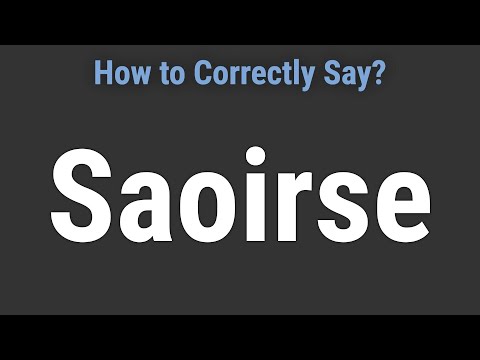 How to Pronounce Name Saoirse (Correctly!)