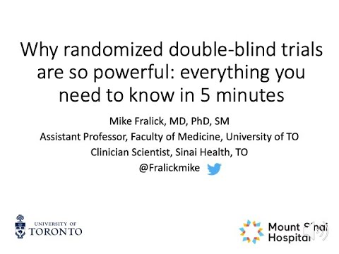 Why double-blind randomized trials are so powerful: everything you need to know in 5 minutes
