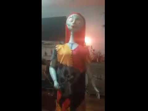 6' Ft Sally Animatronic Animated Nightmare Before Christmas Prop Halloween W/box SOLD