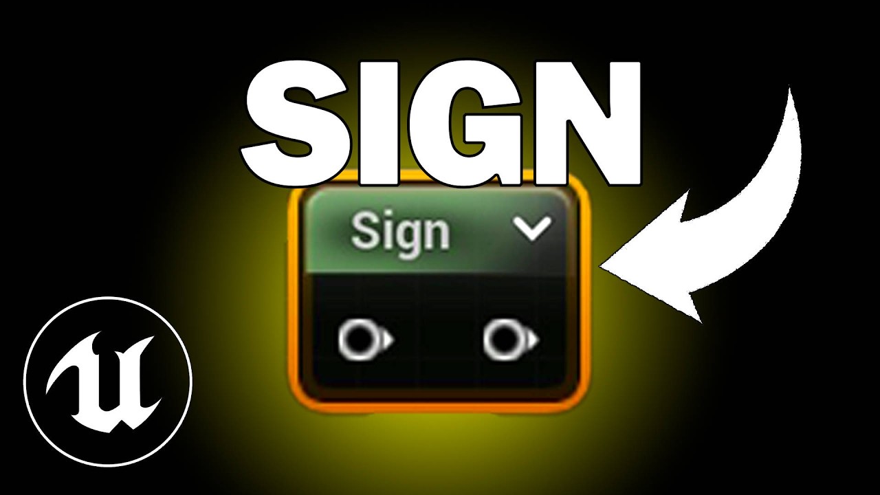How to... Sign Node EXPLAINED! Unreal Engine Materials