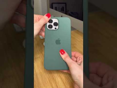 Apple iPhone 13 Pro Max Eucalyptus Silicone Case #shorts