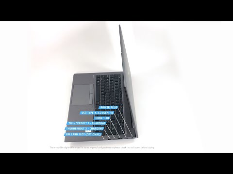 ๐ HP ZBook Firefly 15 G7 - Ports info and 360ยบ look