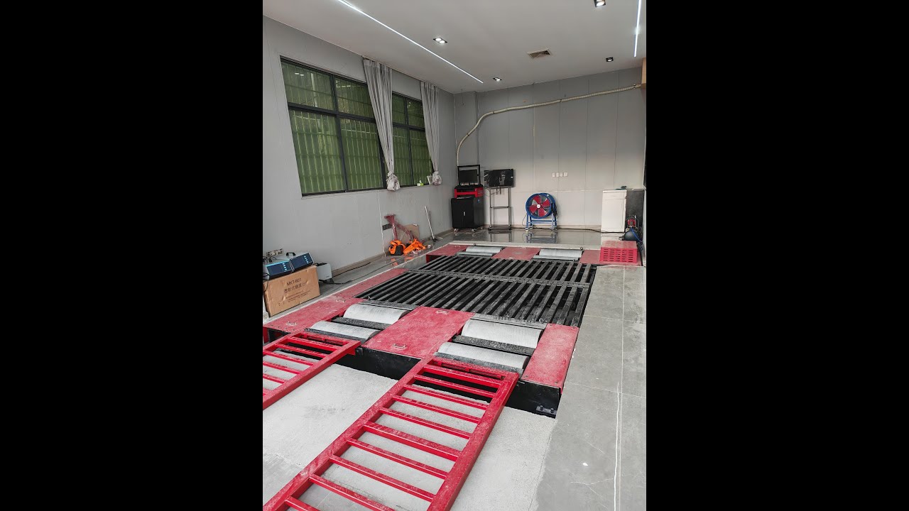 AA4C 4WD 1000hp Vehicle Chassis Dynamometer Dyno horse power machine Vehicle inspection equipments