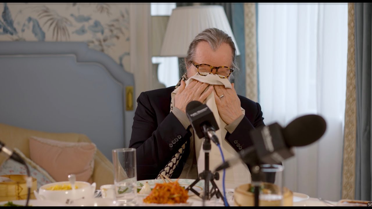 Gary Oldman gets emotional talking about his friend John Hurt - Table Manners Podcast
