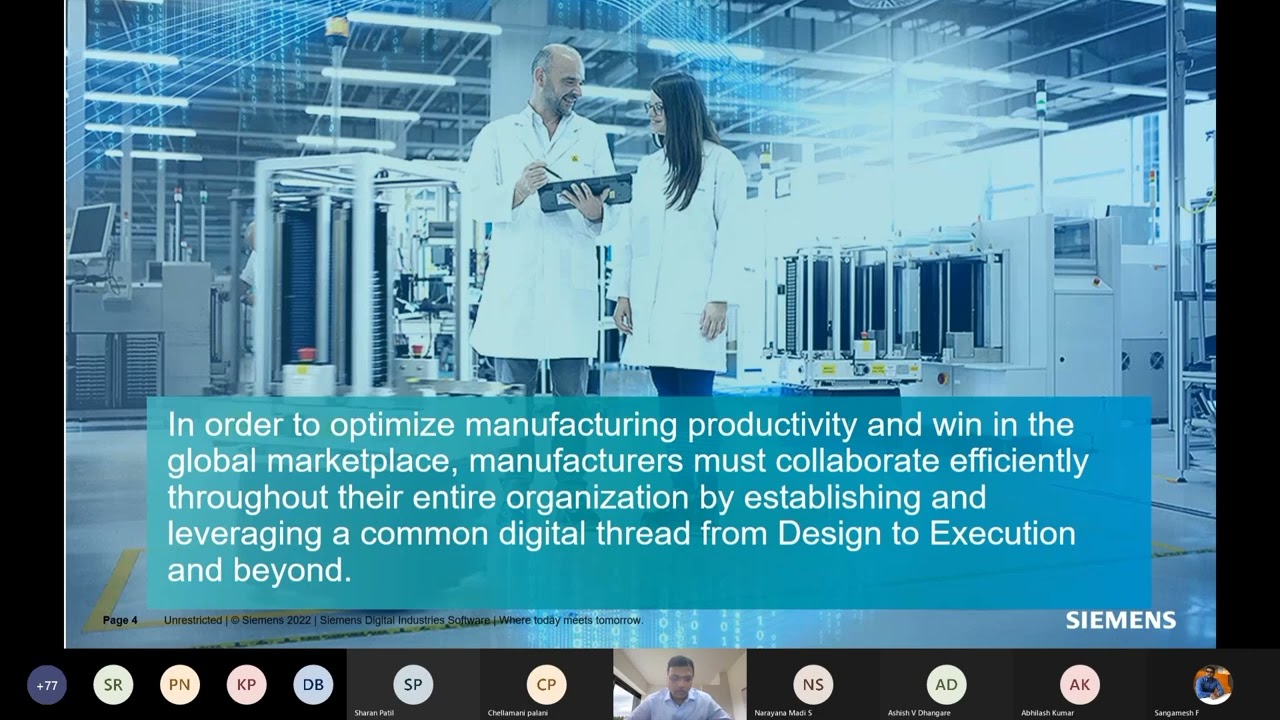 Role of Digital Twin in Tecnomatix Process Simulate- Session 1