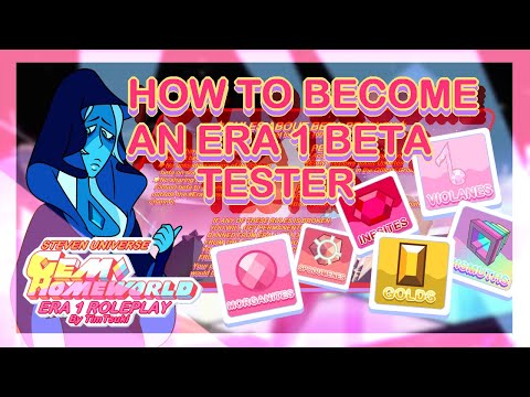 How to become an Era 1 Beta Tester | Steven Universe ROBLOX | Rose Cuarzo
