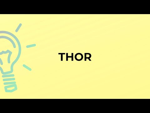 What is the meaning of the word THOR?