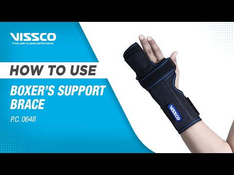How to Wear and When to Use a Boxer's Support Brace | Vissco Boxer's Support Brace