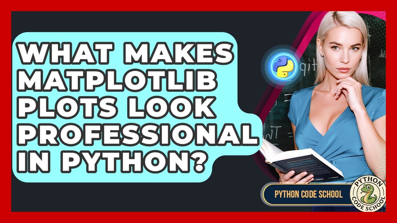 What Makes Matplotlib Plots Look Professional In Python? - Python Code School