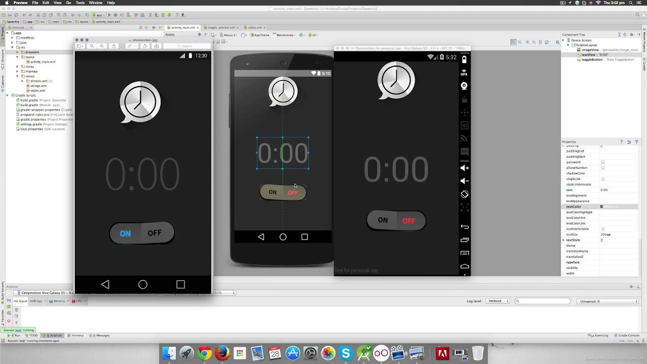 3 Android Custom Font Example |