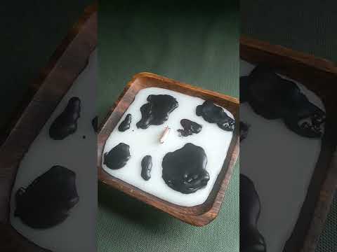 cow print candle