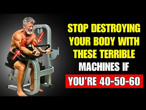 10 GYM MACHINES YOU NEED TO STOP USING if you're OVER 40! ($15,000 Surgery Risk)