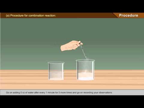 To perform and observe the combination reaction - Lab Experiment, Class ...