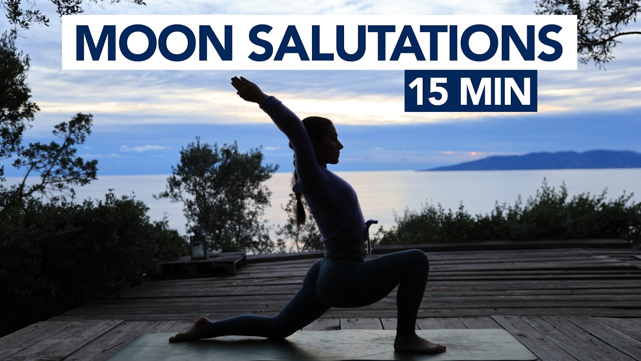 15 Min Moon Salutations | Yoga Routine For Better Sleep