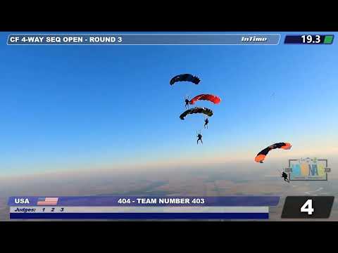 Team Number 403, Canopy Formation 4-way Sequential, 2024 USPA National Championships