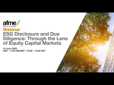 ESG Disclosure and Due Diligence: Through the Lens of Equity Capital Markets