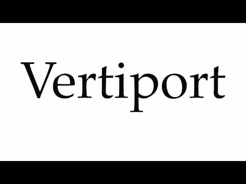 How to Pronounce Vertiport
