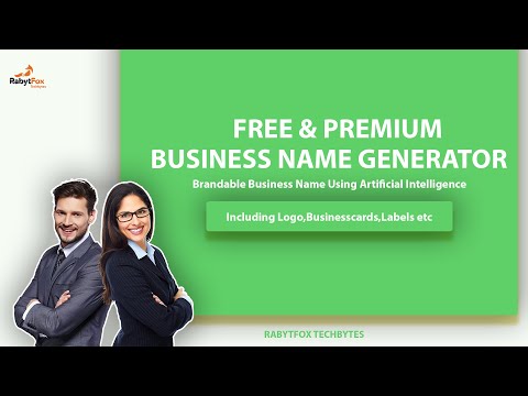 Free and premium Business Name Generator with logo and Product templates | 100% Unique Names
