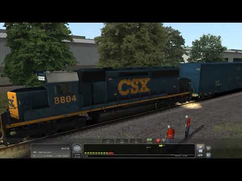 Steam Community :: Video :: Train Simulator Classic - [Jointed Rail EMD SD40-2] - Yard Work (CSX ...
