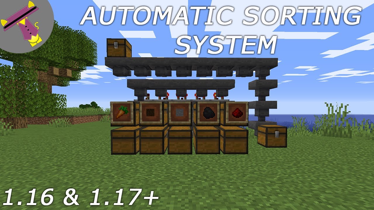 Fully Automatic Sorting System - 1.16 & 1.17+ - Minecraft (Java Edition)