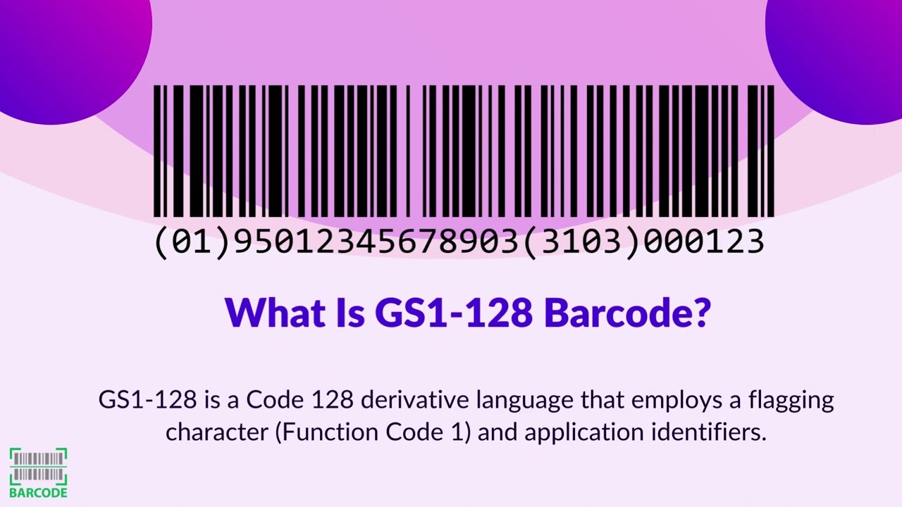 How To Generate GS1-128 Barcode?