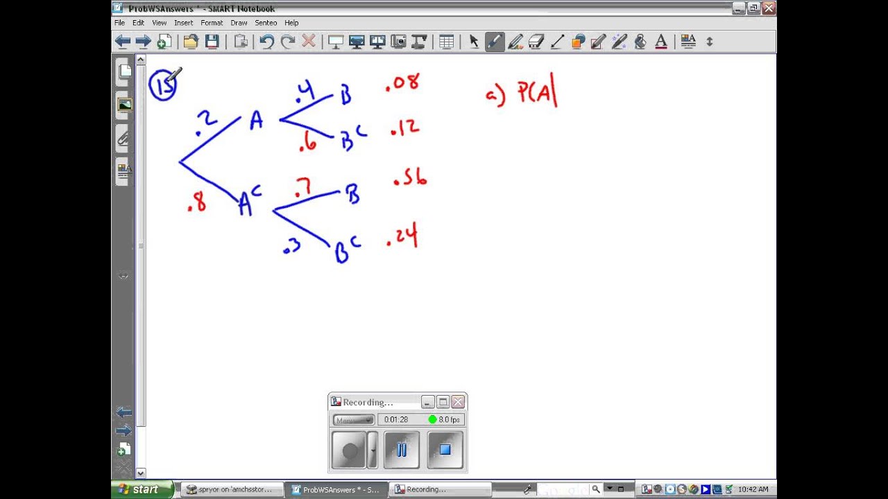 Probability Worksheet - Problem #15