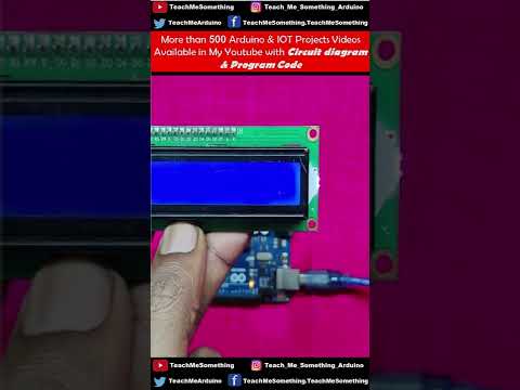 Arduino I2C LCD Not Working #Shorts