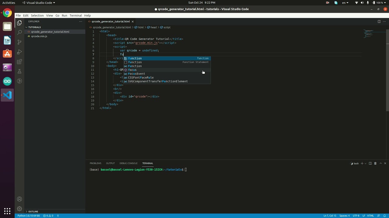 QR Code Generator In JavaScript