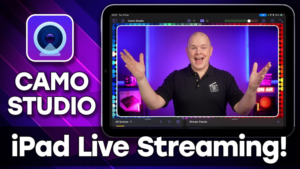 Live Streaming from iPad with External Cameras!  - CAMO STUDIO tutorial