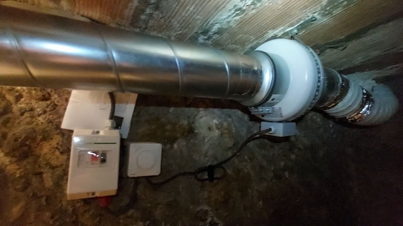 Installation d'une VMC en Cave