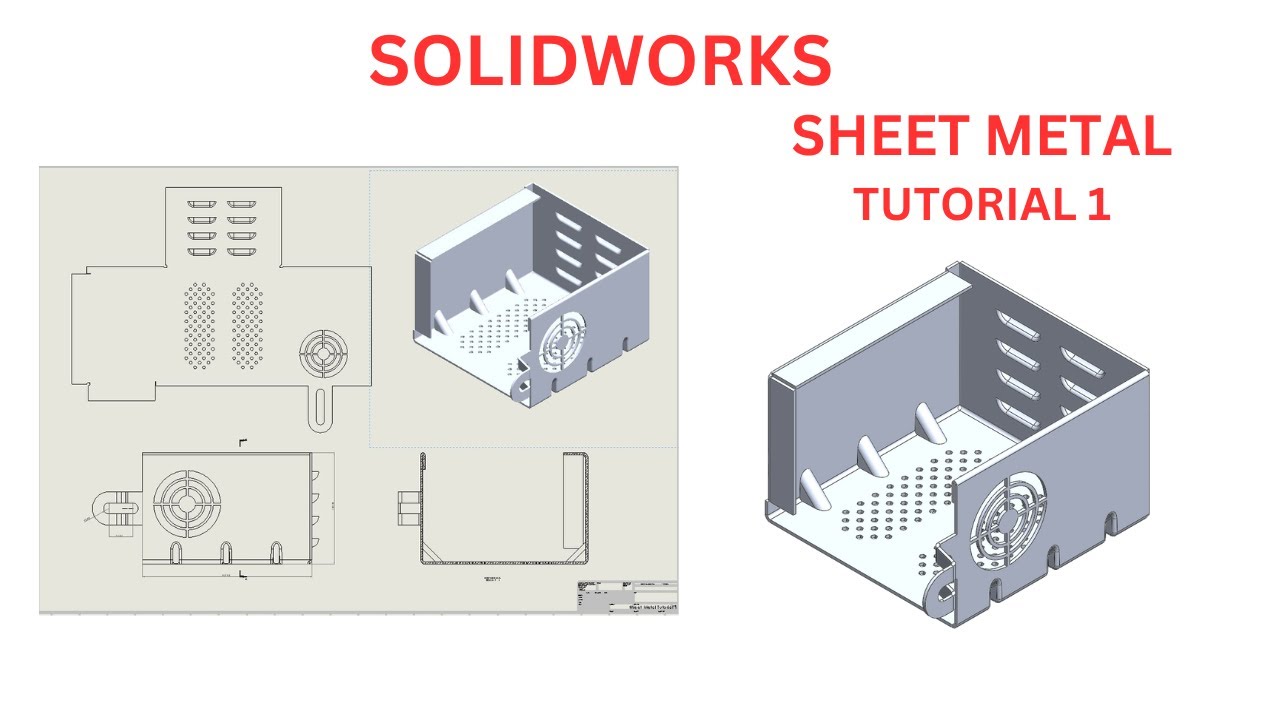 SolidWorks Sheet Metal Tutorial 1: Master Essential Sheet Metal Features