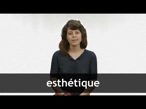 English Translation of “ESTHÉTIQUE” | Collins French-English Dictionary