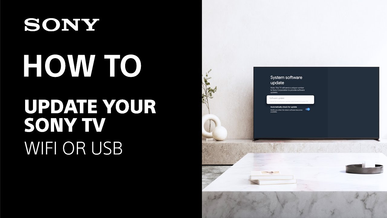 Actualiza tu Sony Google TV: WIFI o USB (2025) | Sony ES