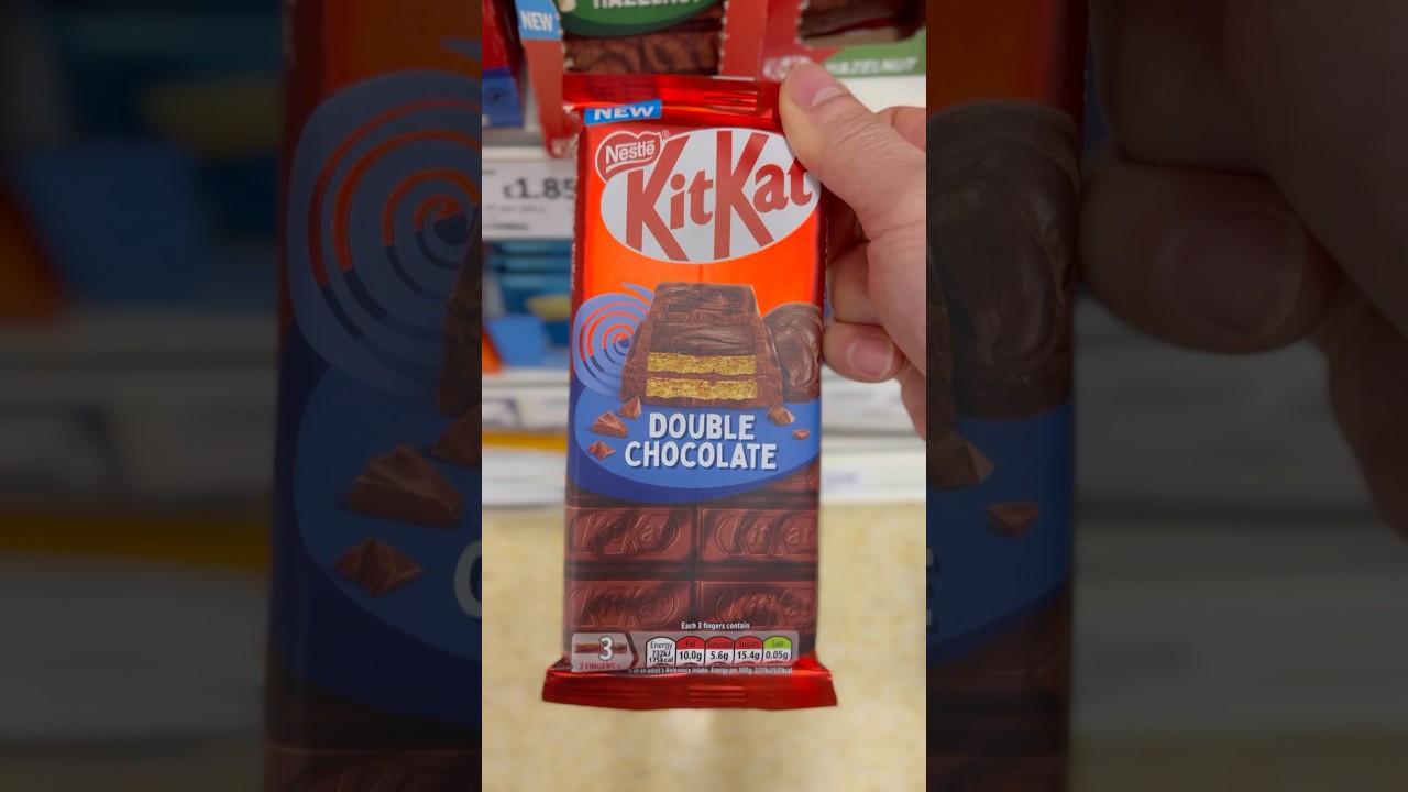KitKat Double Chocolate Sharing Bar 99g #kitkat #short #chocolate
