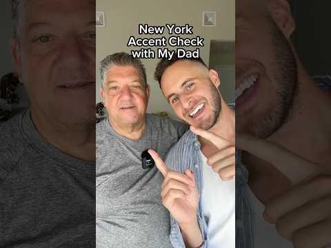 New York Accent Check with My Dad #shorts
