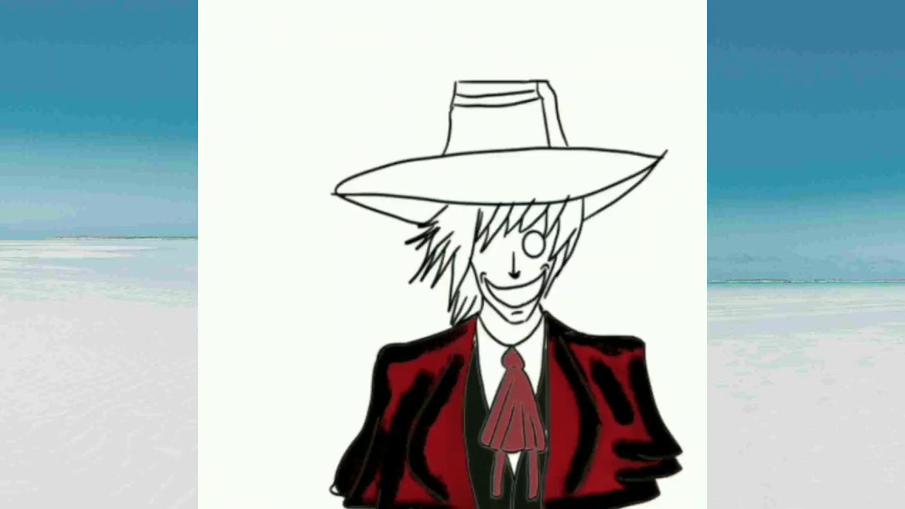 Alucard from Hellsing ultimate speed paint