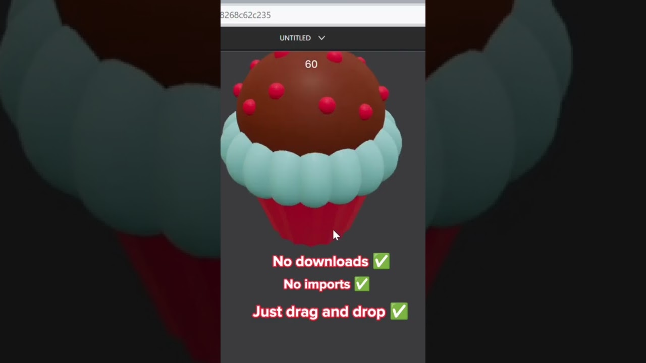 Make easy 3D assets for your social media #shorts