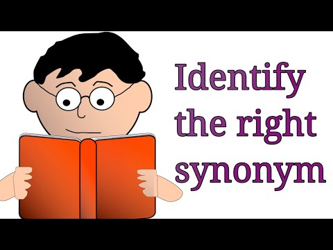 Choose The Right Synonym