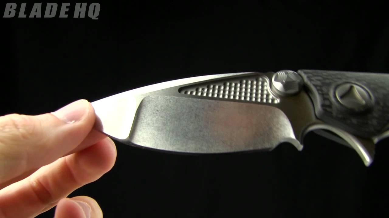 Marfione Strider Custom DOC D/A Automatic Knife Carbon Fiber (3.75 ...