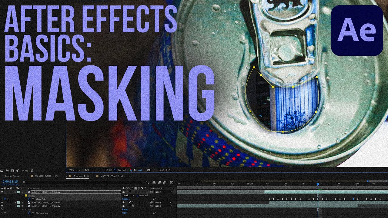 After Effects Quick Tutorial - Keyframes/Masking